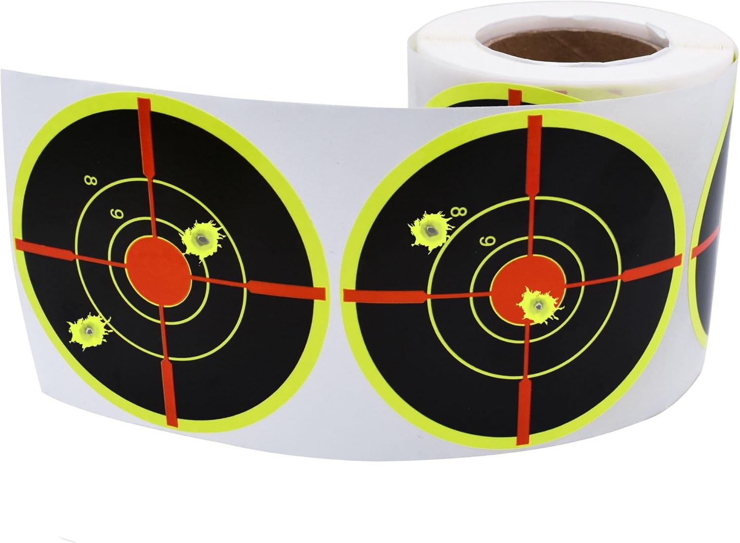 Amazon.com : Self Adhesive Splatter Shooting Targets Bullseye Target 3 ...