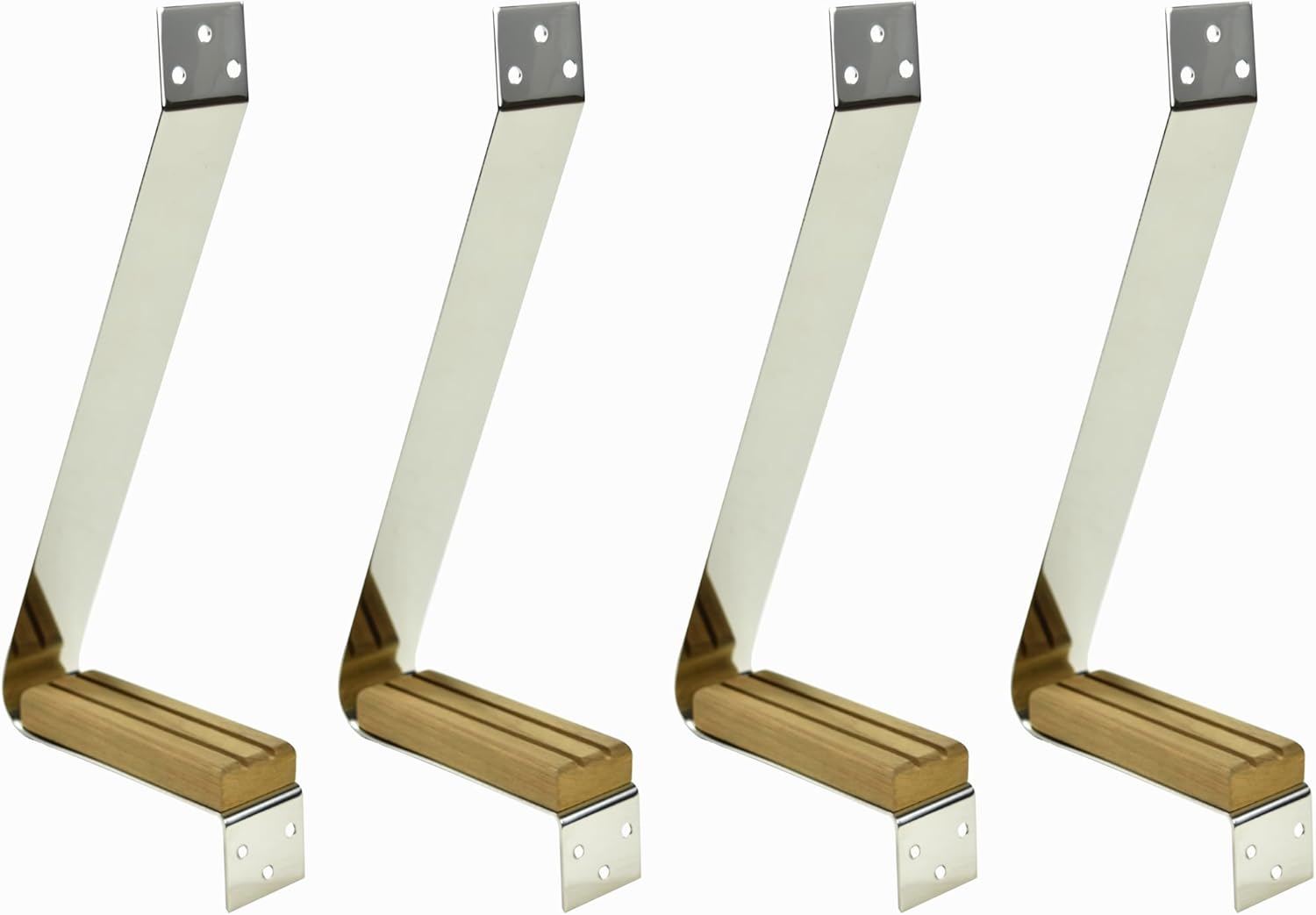 Amazon.com : Vinland Marine 304 Stainless Steel Teak Mast Step for ...