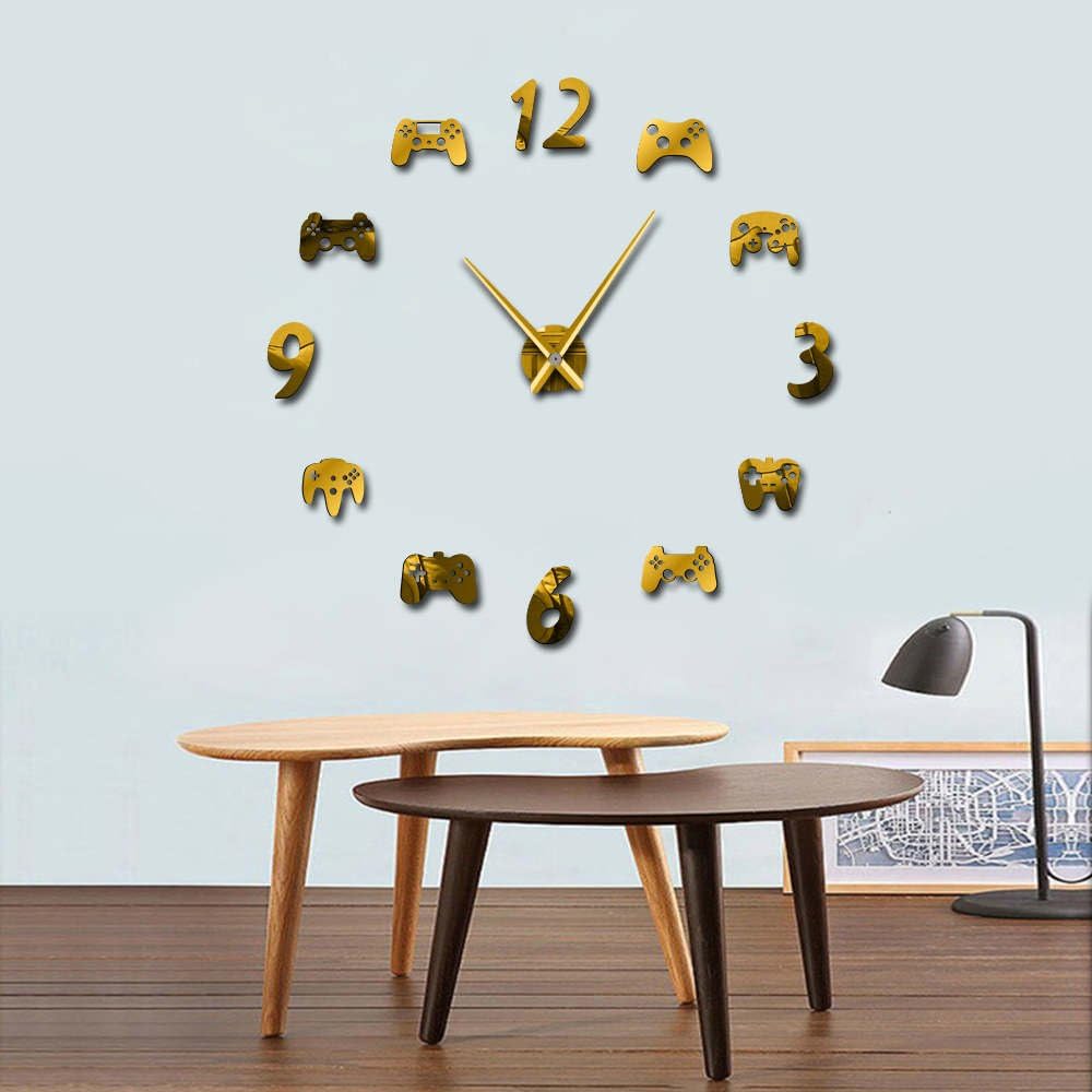 Amazon.com: The Geeky Days Video Game Controllers DIY Large Wall Clock ...