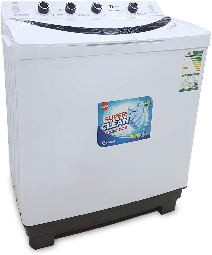 Dansat Twin Tub Top Load Washing Machine, 8.5 Kg Capacity, White : Buy ...
