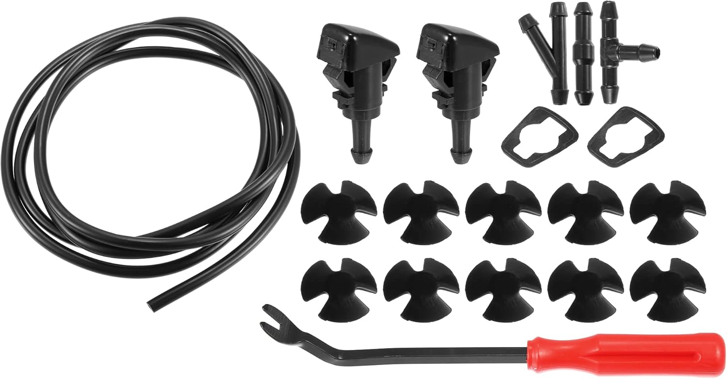 ACROPIX Front Windshield Washer Nozzle Kit Fit for Dodge for RAM for ...
