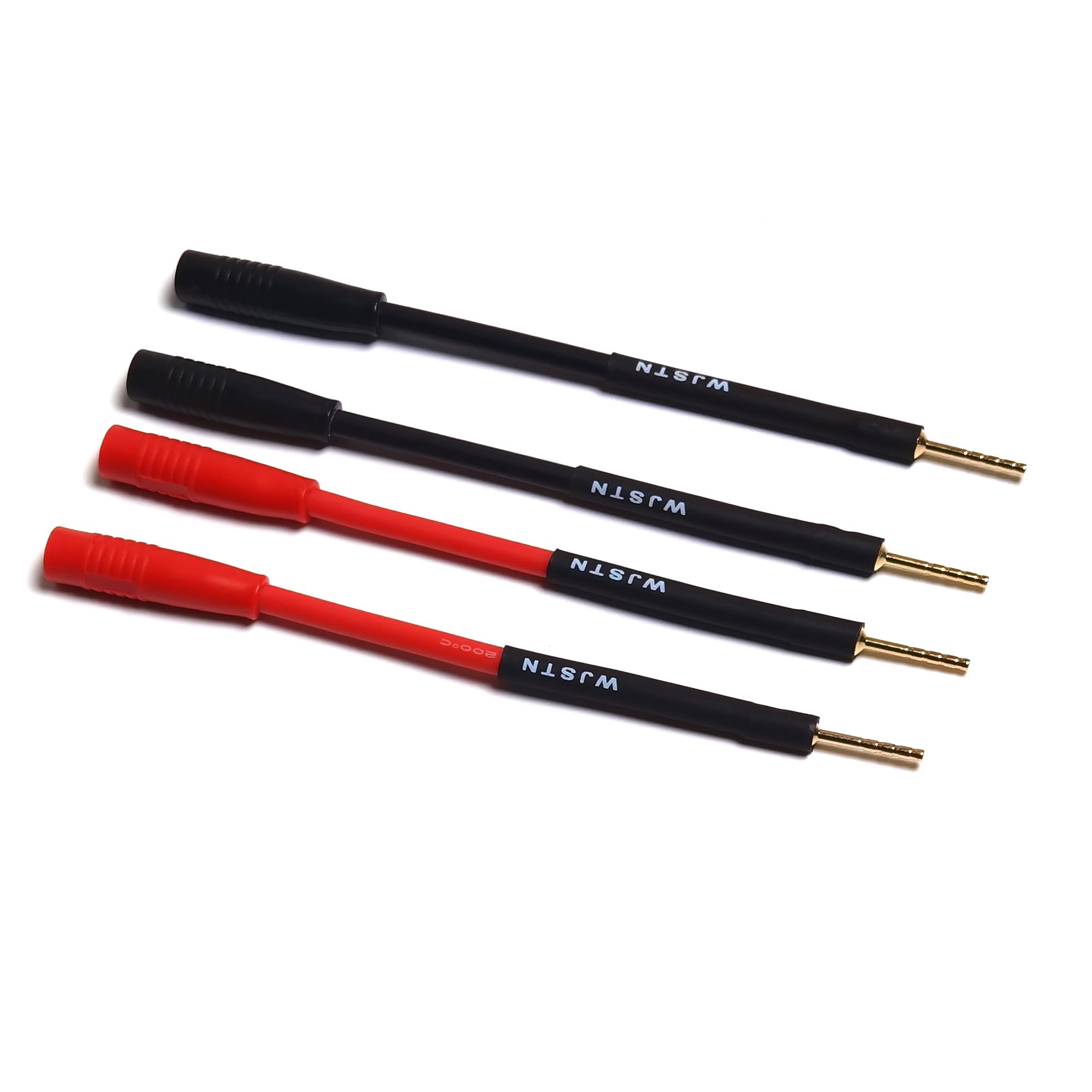 Snapklik.com : 2mm Pin Plug To 4mm Banana Female Adapter 4-Pack 3 Inches