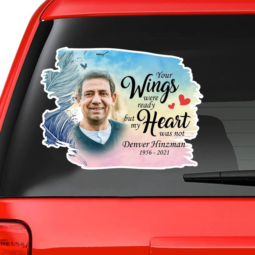 Amazon.com - In Memory Personalized Decal. Loss of Loved One Car ...