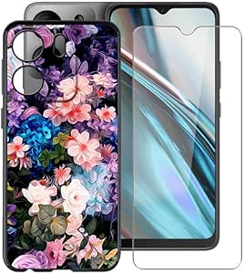 Amazon.com: YQINHHME Black Soft TPU Bumper Phone Case for BLU View 5 ...