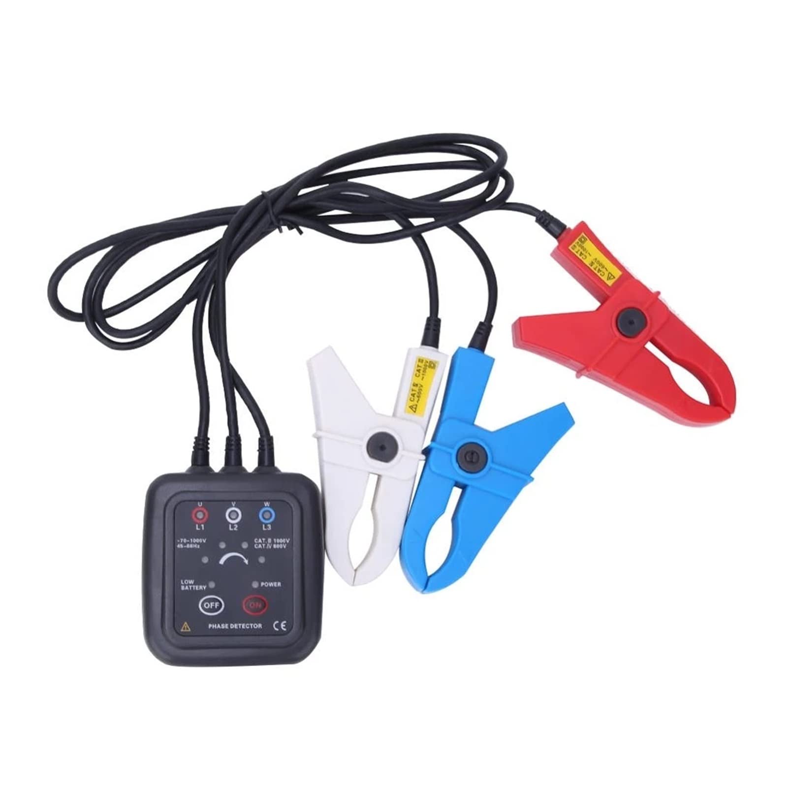 Buy SMPAA Digital Clamp Meter Non-Contact Phase Detector Portable ...