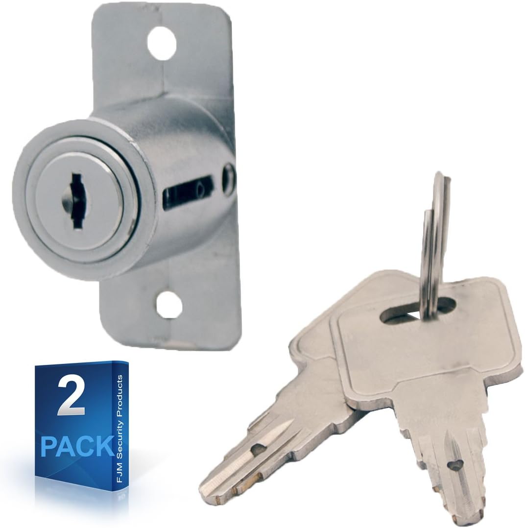 MEI-1635 Sliding Door Lock, Chrome (Pack of 2) - Door Lock Replacement ...
