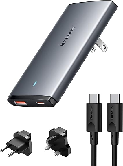 Baseus USB C Plug 65W, USB C Charger GaN 5 Pro UK/EU/US Adapter Plug ...
