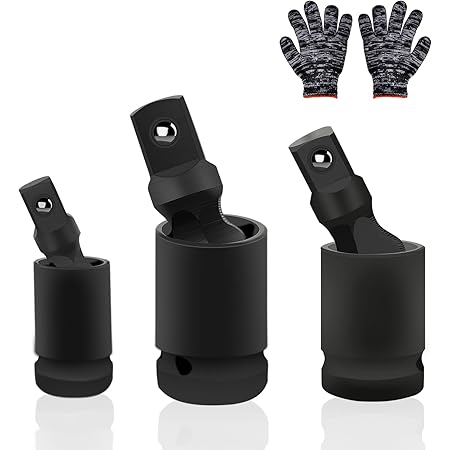 Amazon.com: LEXIVON Premium Impact Universal Joint Socket Swivel Set ...