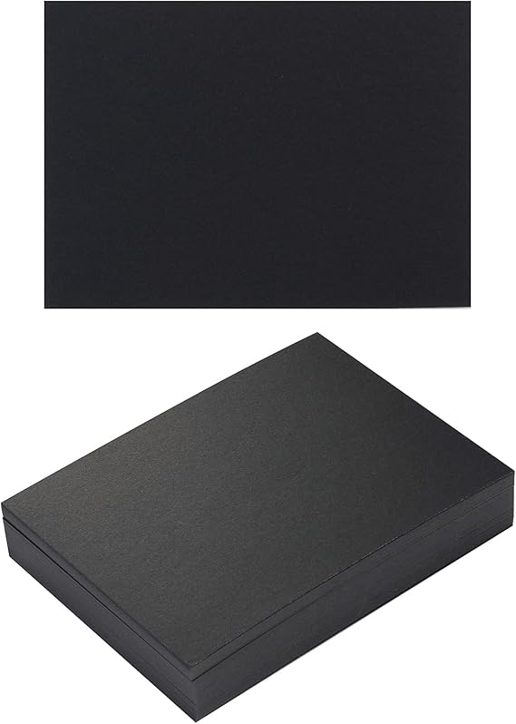 Amazon.com : 100 Pack Thick Paper Cardstock Blank Heavy Cards Stock for ...