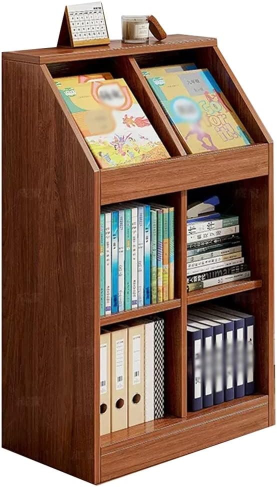Amazon.com: GIZNXBA Bookshelf 3-Tier Open Shelf Bookcase, 4 Cube ...