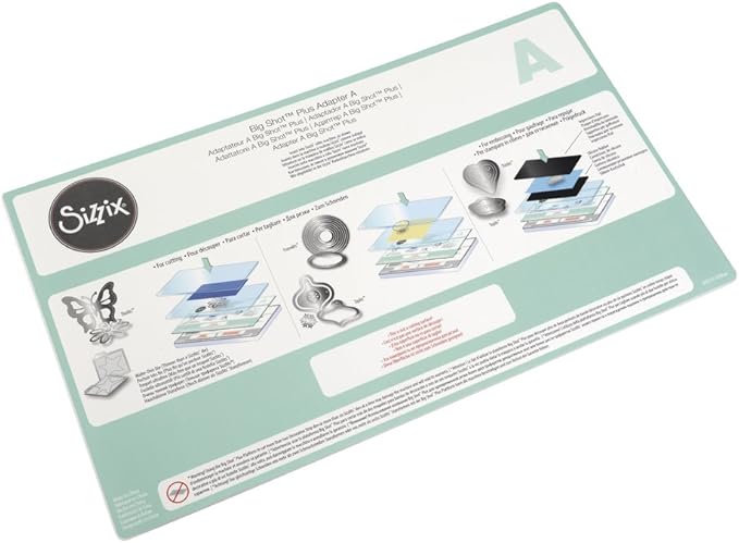 Amazon.com: Sizzix, One Size Big Shot Plus Standard Adapter Pad A ...