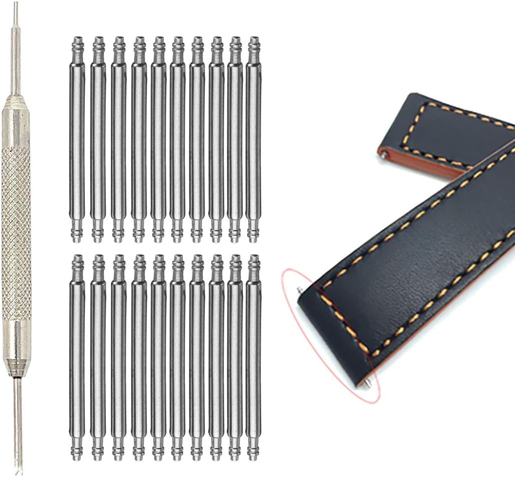 Amazon.com: 20 x Stainless Steel Spring Bars with Spring Bar Removal ...