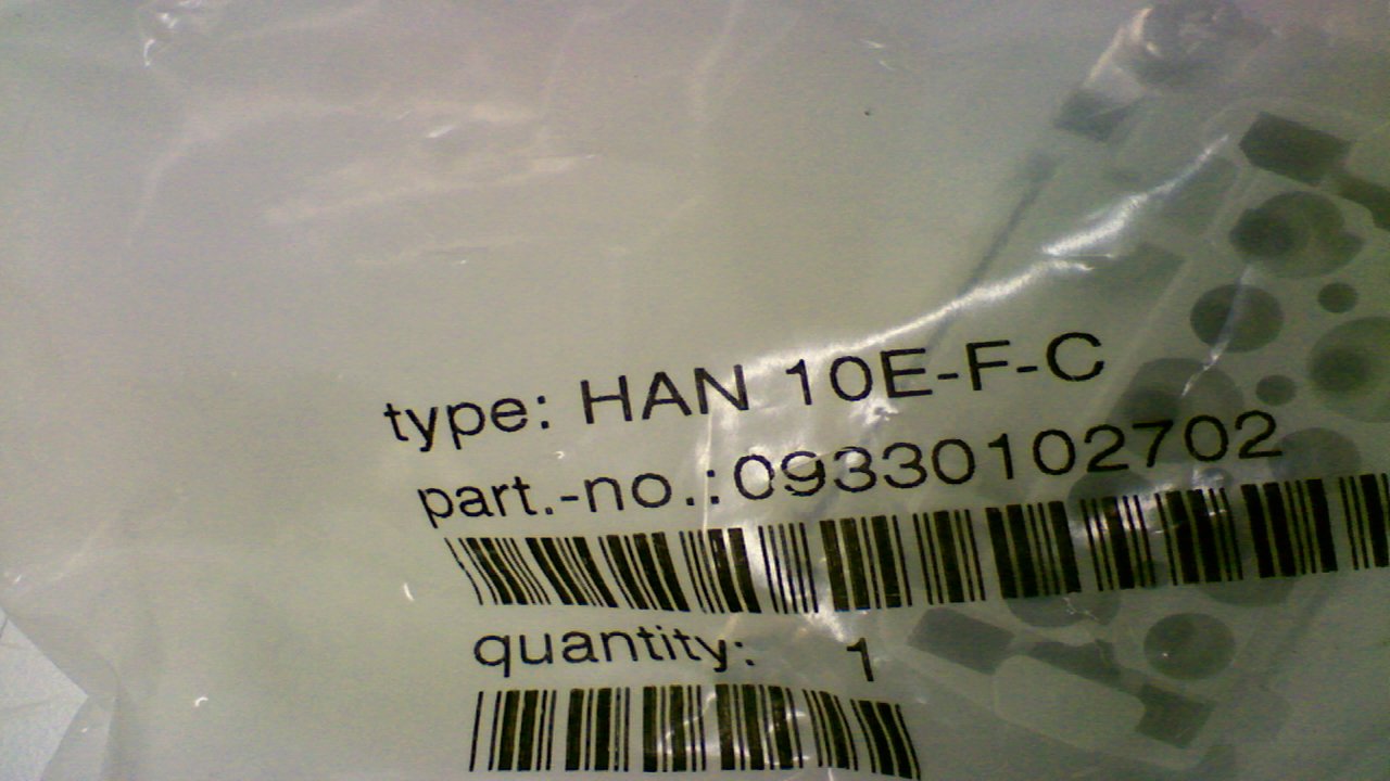 HARTING HAN 10E-F-C Industrial Connector HAN 10E-F-C: Amazon.com ...