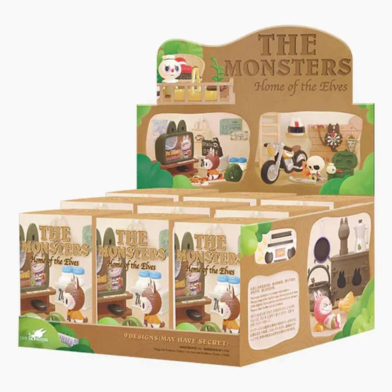 Amazon | POP MART THE MONSTERS Home of the Elves シリーズ ABS&PVC製 トレーディング ...