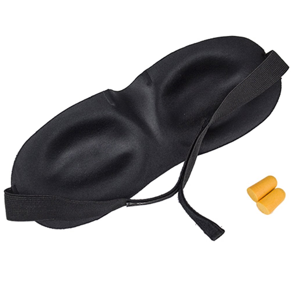 Amazon.com: Adjustable 3D Contoured Eye Sleeping Masks Eye Shade with ...