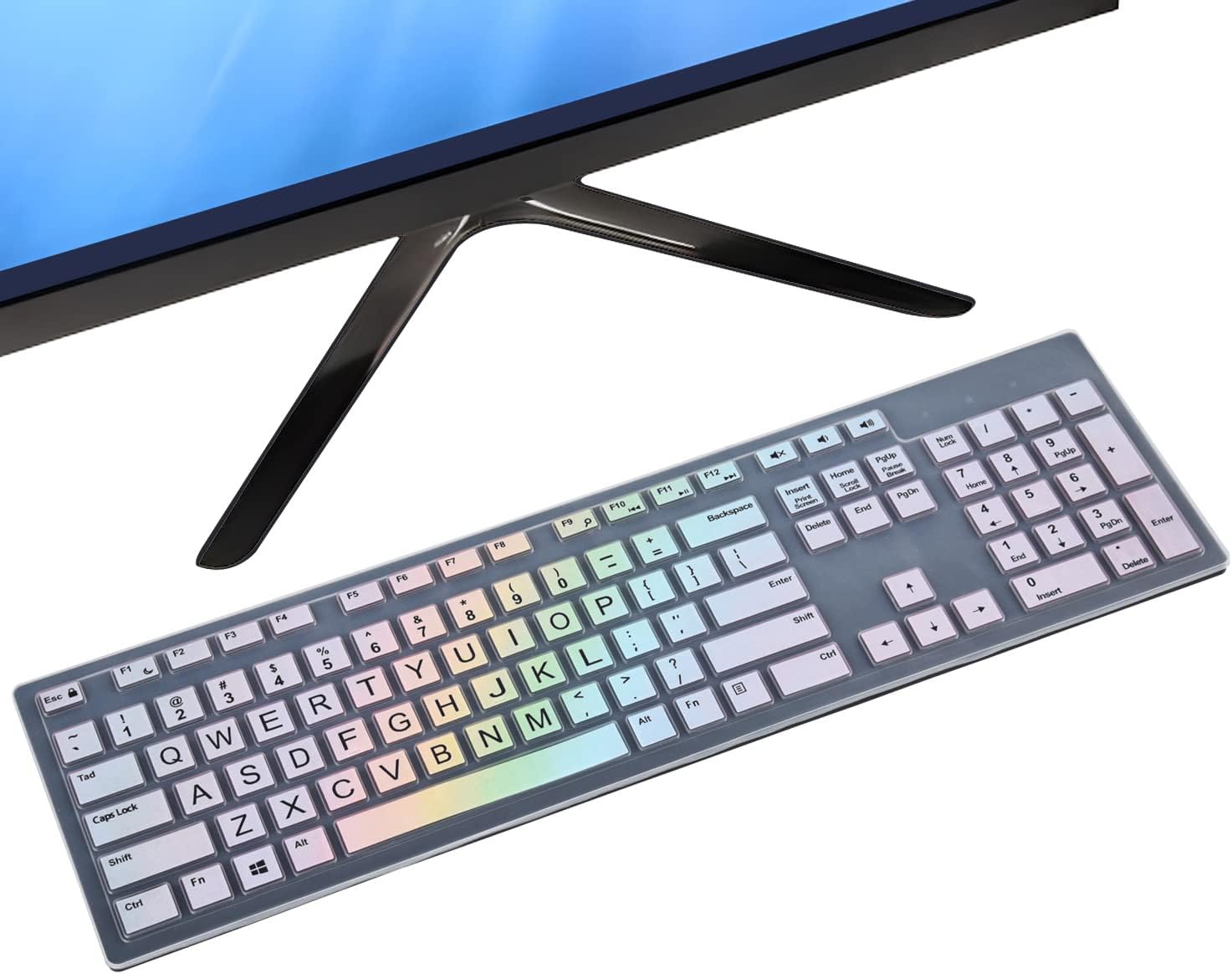 Amazon.com: Keyboard Cover Skins Compatible with Dell KM636 KB216 Wired ...