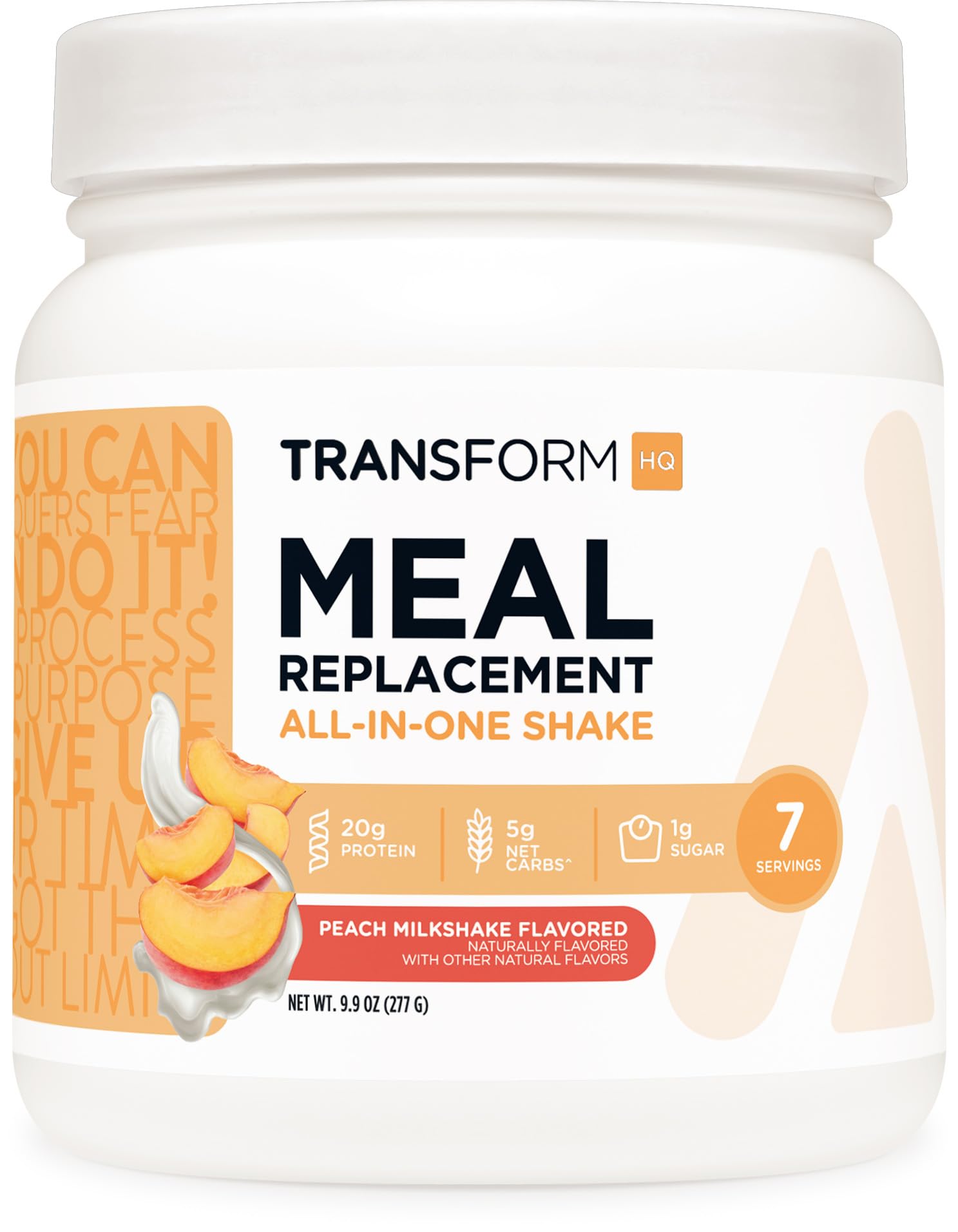 Amazon.com: TransformHQ Meal Replacement Shake Powder 7 Servings (Peach ...