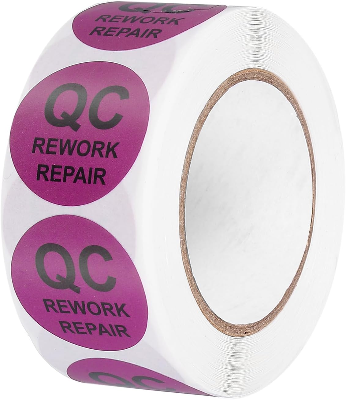 Amazon.com : uxcell 1Roll 500Pcs QC Rework Repair Labels, 1 Inch Round ...
