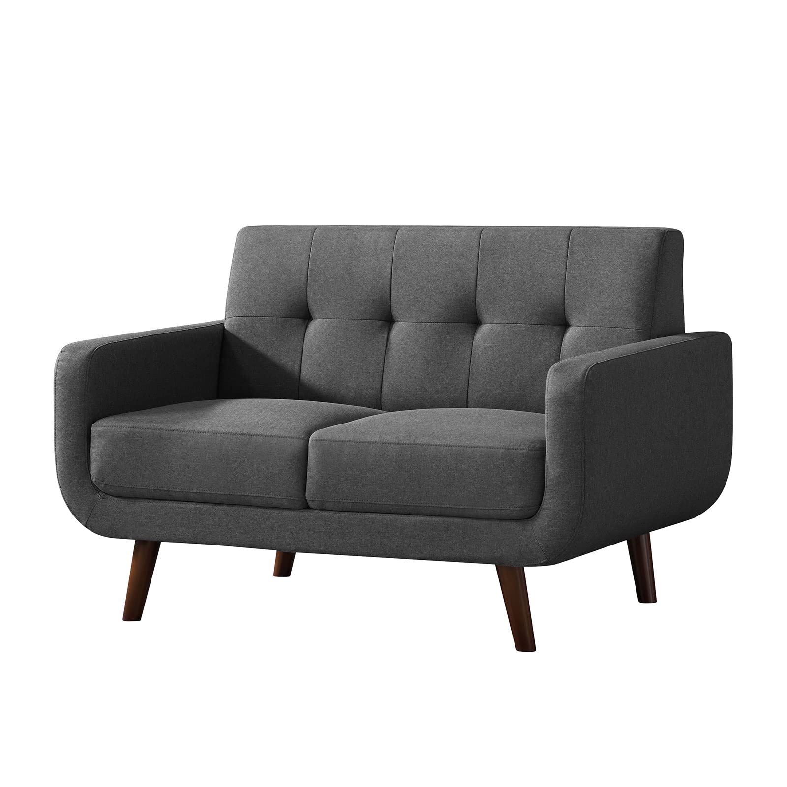 Amazon.com: Husbedom 51 Inches Loveseat Sofa, Mid-Century Modern Mini ...