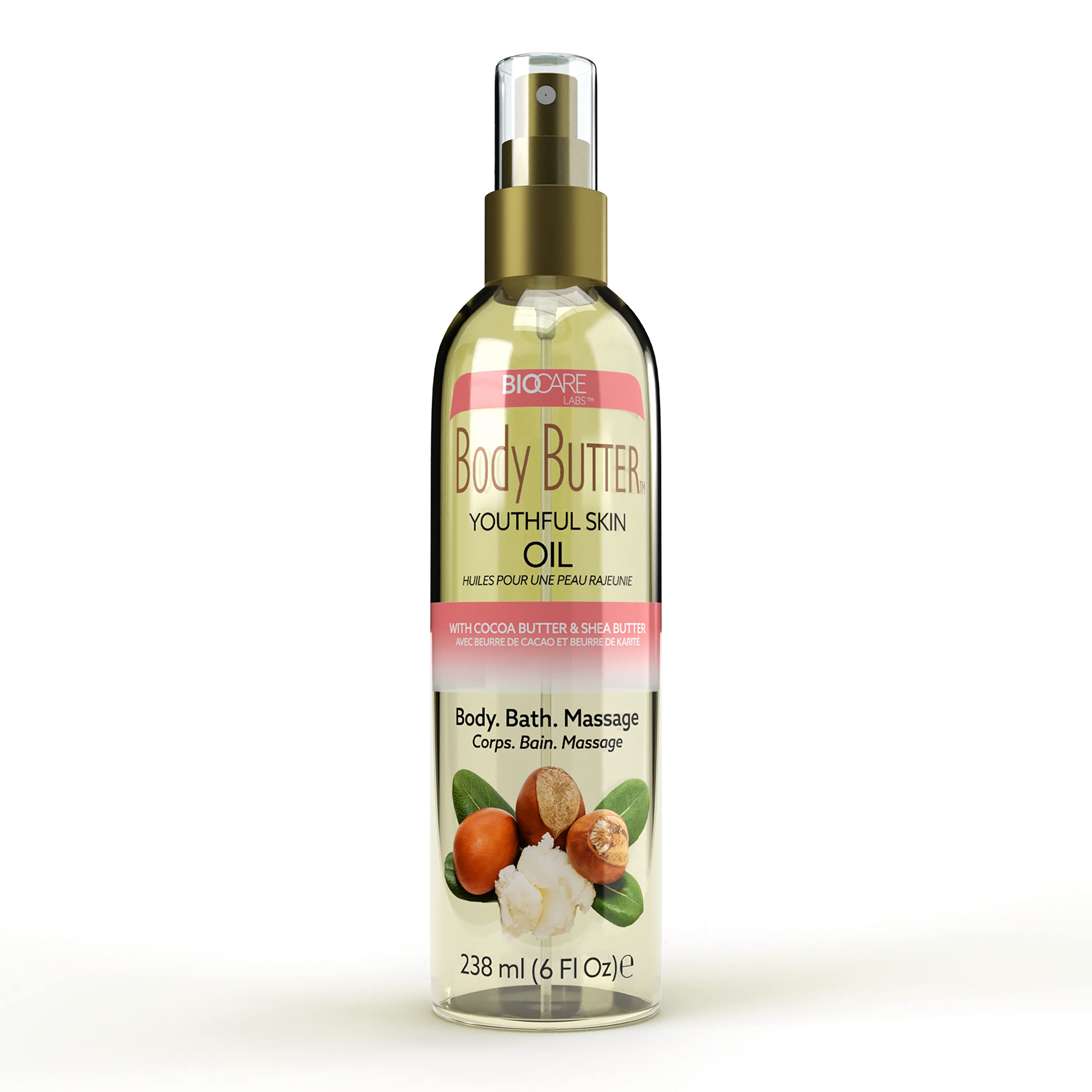 Amazon.com : Body Butter Youthful Skin Oil with Cocoa Butter & Shea ...