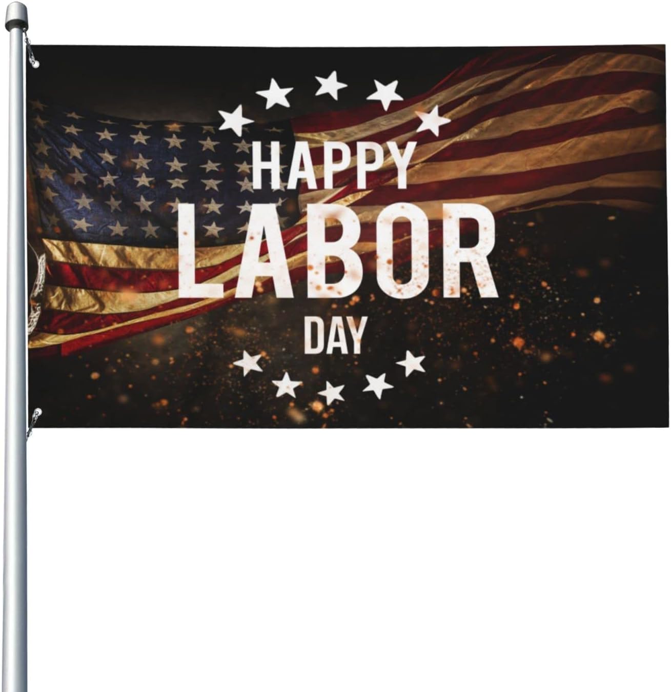 Amazon.com : Happy Labor Day Flag - Vivid Color And Fade Proof - Remove ...