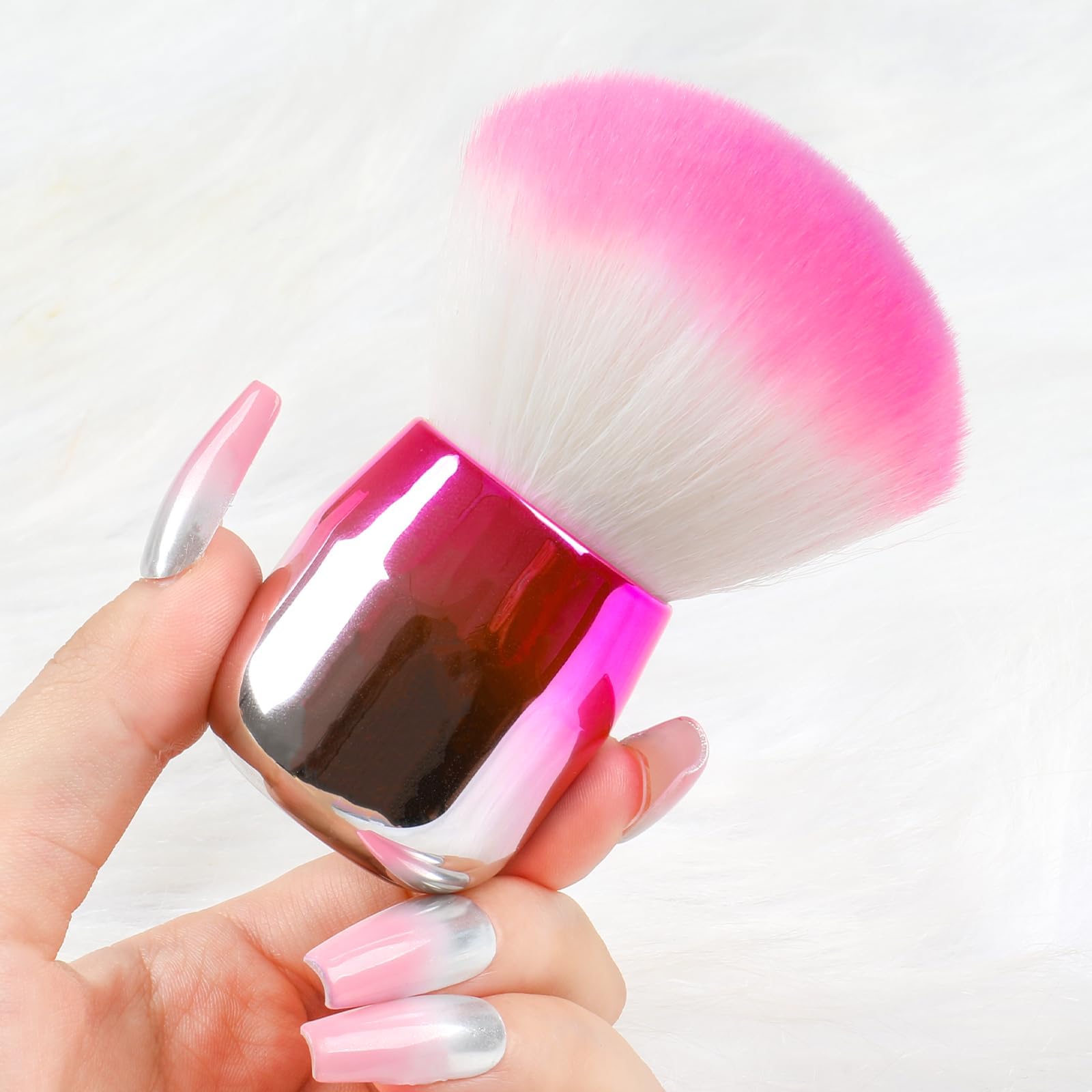 Amazon.com : eBoot 2 Pieces Soft Nail Art Dust Remover Powder Brush ...