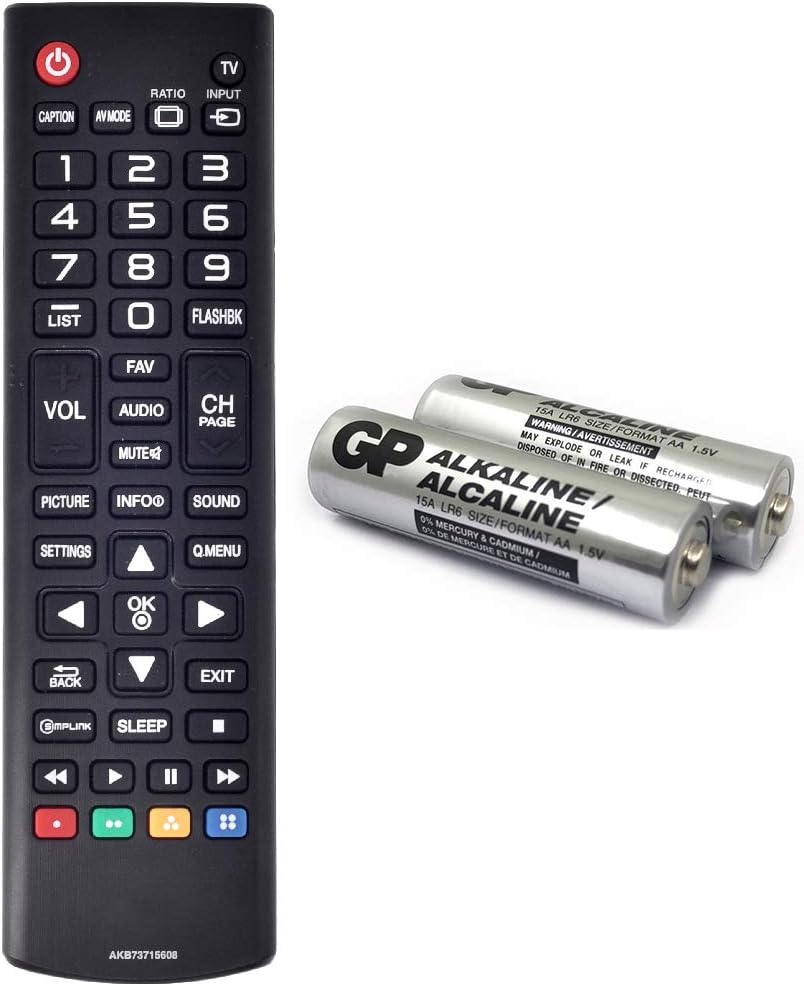 Amazon.com: AKB73715608 Replacement TV Remote for LG 39LN5300 32LN530B ...