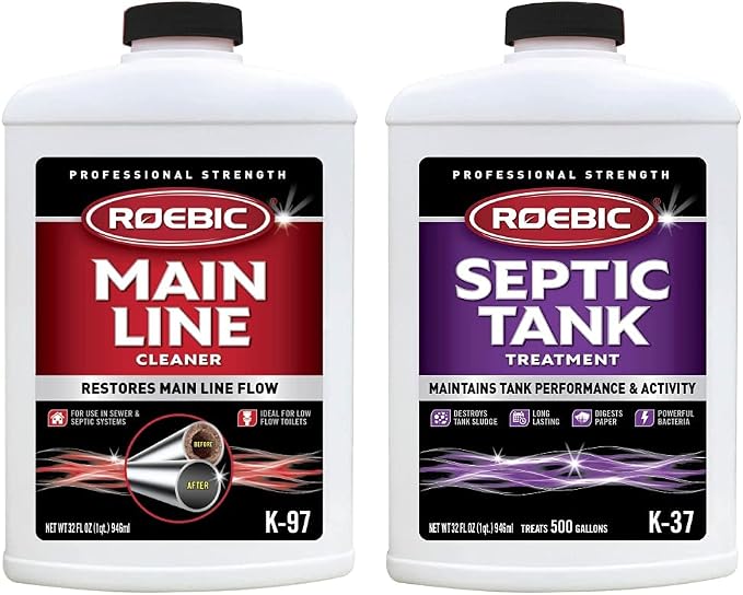 Amazon.com: Roebic Main Line Cleaner + Septic Tank Treatment : Health ...