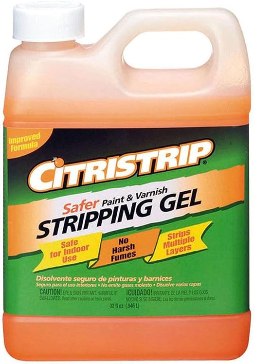 Citristrip QCG73801T Paint and Varnish Stripping Gel, 1-Quart - Paint ...