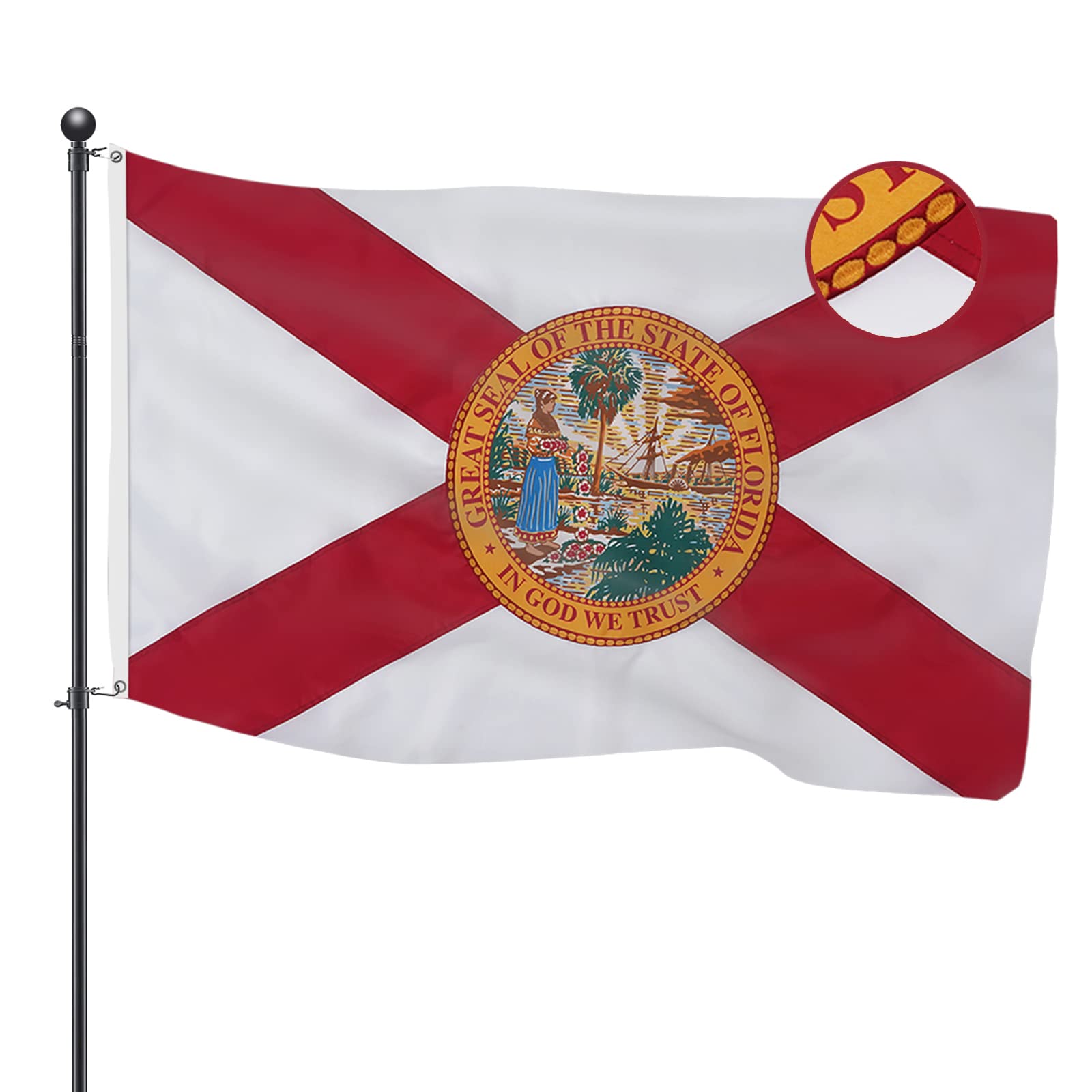Snapklik.com : TOPFLAGS Florida Flag 3x5 Outdoor FL State Flags ...