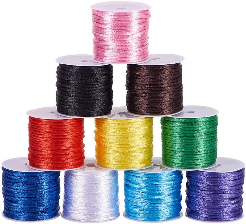 Yuknees Plastic Lacing Strings, 200 Pieces DIY Handmade Craft Gimp ...
