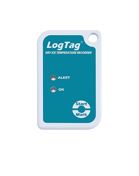 LogTag SRIL-8 Single-Use Dry Ice “Probe-Less” Temperature Logger Stores ...
