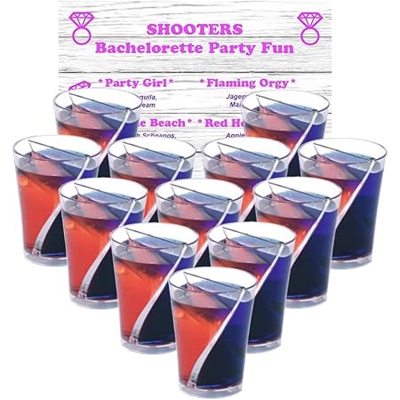Amazon.com | Rum Chata Split Shot Glasses (Set of 2): Shot Glasses