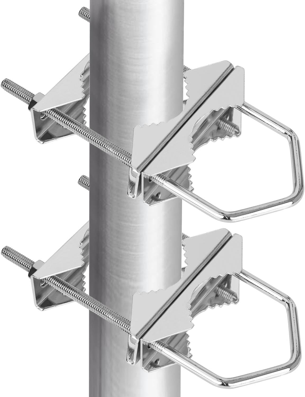 Amazon.com: UVKDEENK 2 Pack Antenna Mast Clamp Kit for 2" OD Pole/Pipe ...