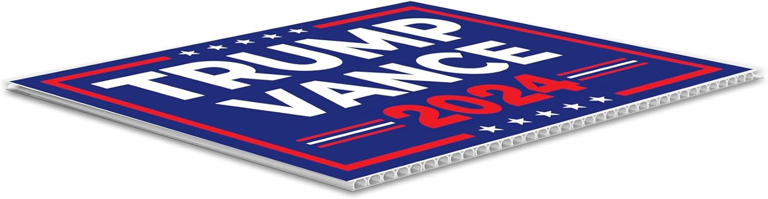 Trump Vance Yard Sign, Trump Yard Signs, Trump Vance Liberia | Ubuy