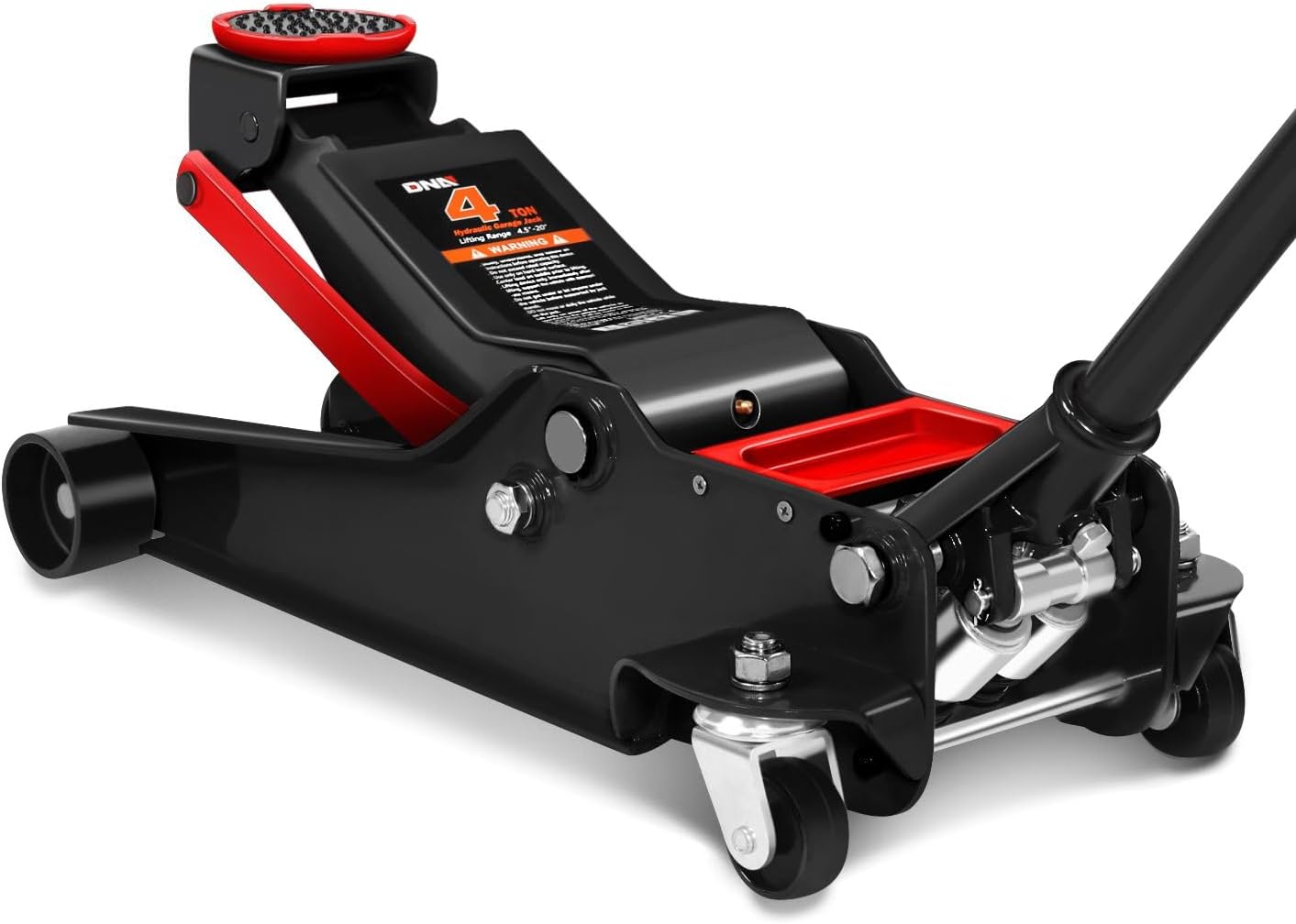 Amazon.com: HOMCOM 3 Ton Big Wheel Off-Road Jack (6600 lbs), Hydraulic ...