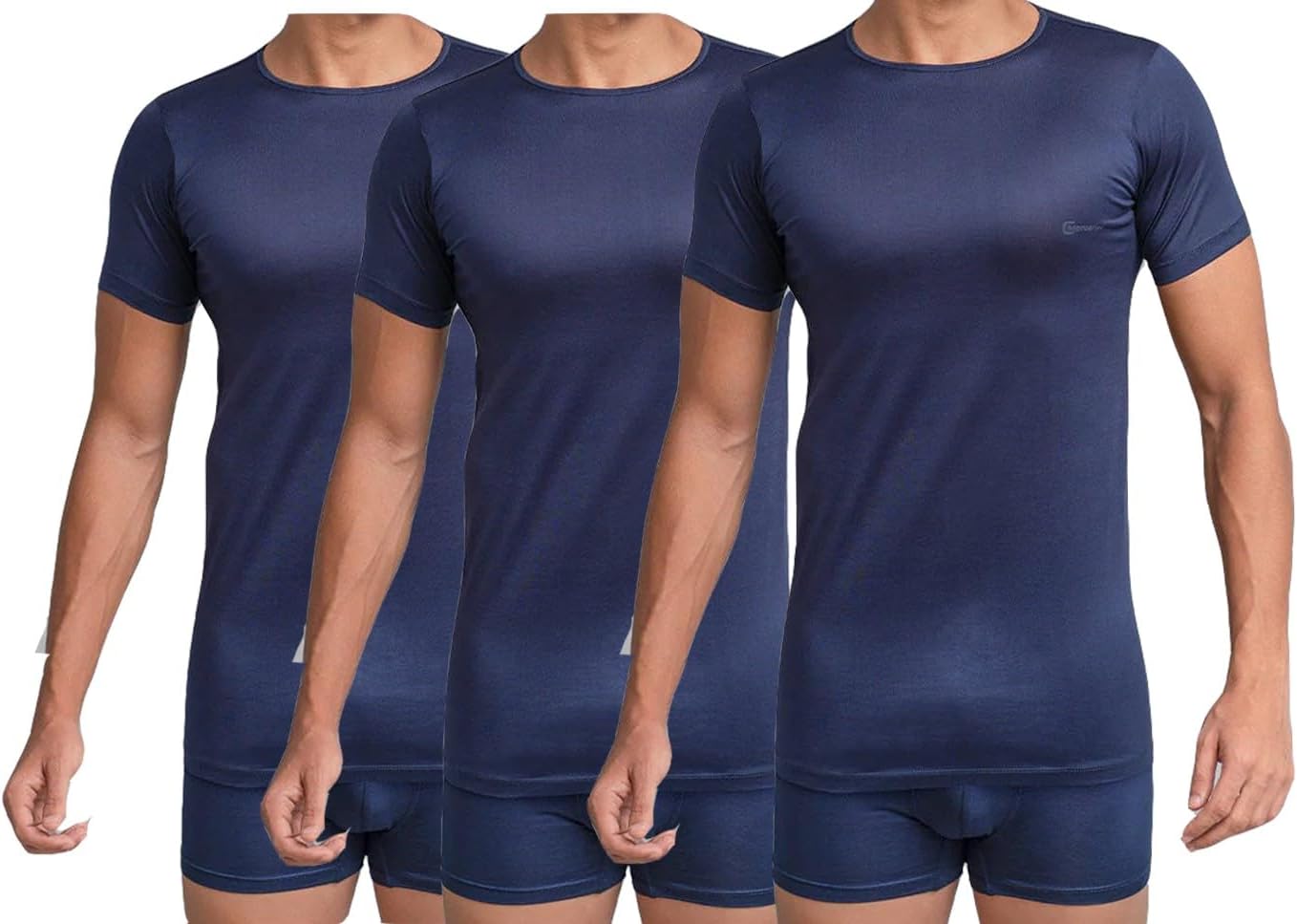 Cottonil 100% Egyptian Cotton Underwear MERCERISÉ Men's Undershirt - Undershirts for Men - Men ...