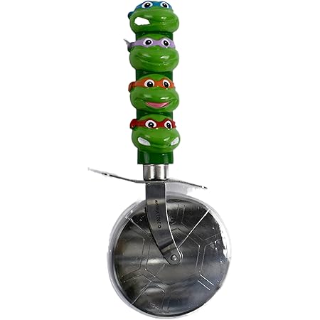 Amazon.com: Teenage Mutant Ninja Turtles Pizza Cutter Slicer - TMNT ...