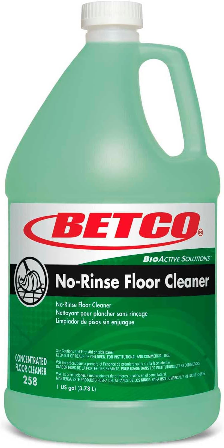 Amazon.com: Betco Bioactive Solutions No-Rinse Floor Cleaner - 4/CS ...