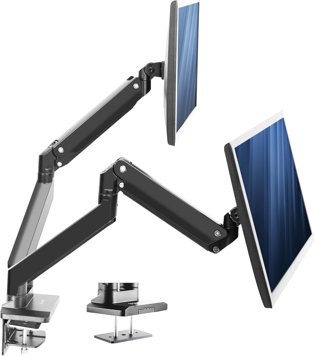 Amazon.com: VIVO Premium Aluminum Heavy Duty Arms, Fits 2 Ultrawide ...