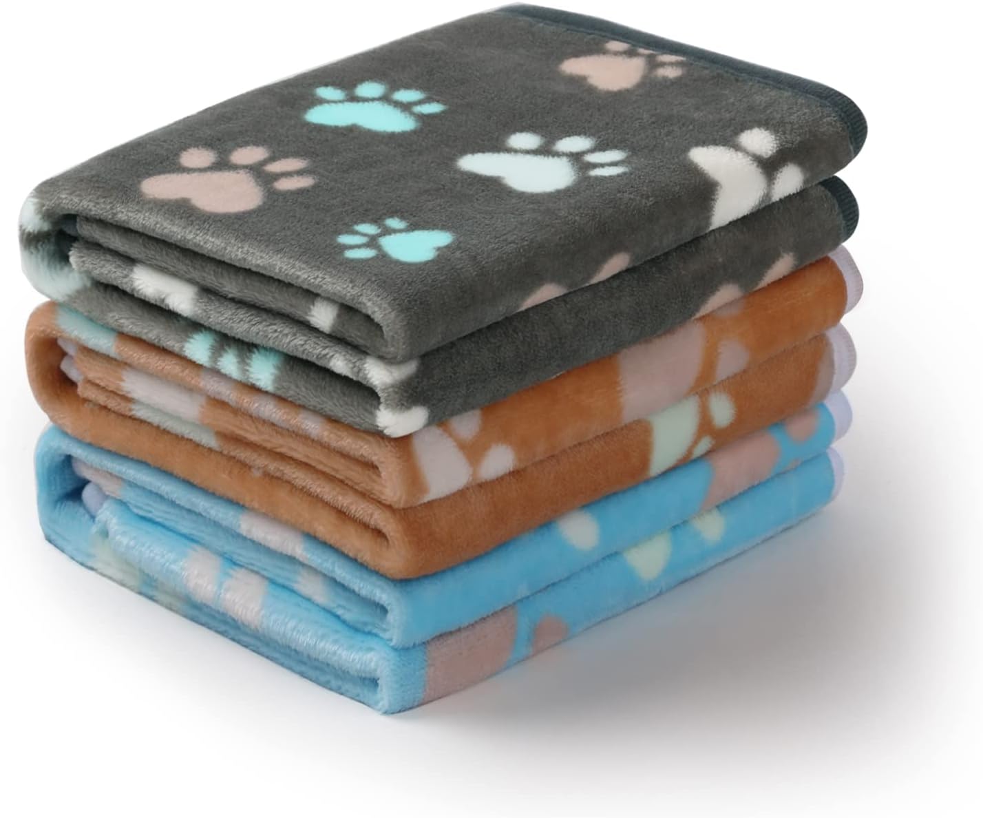 Amazon.com : Luciphia 1 Pack 3 Pet Blankets Paw Small | 1 Pack 6 Pet ...