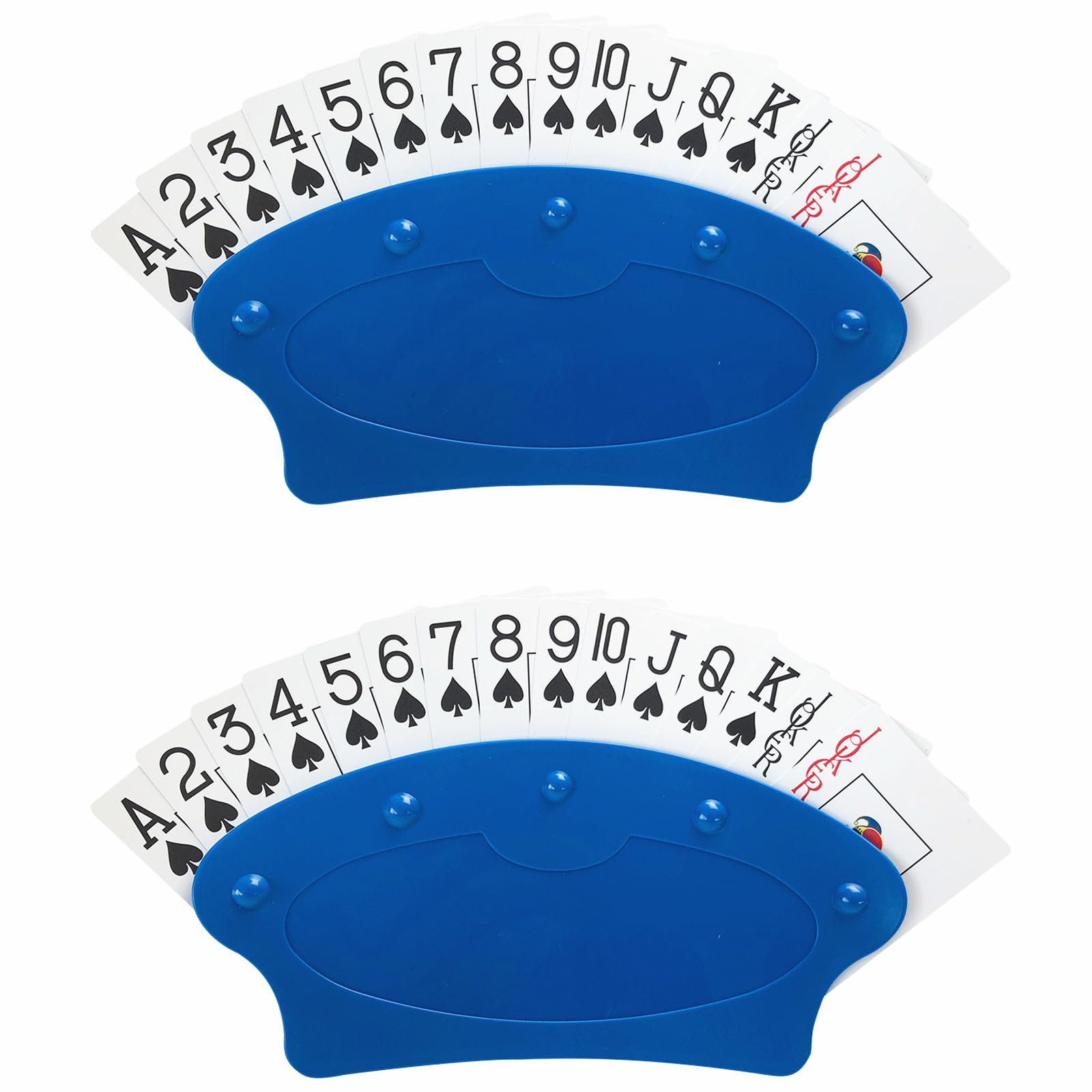 Amazon.com: Card Holders for Playing Cards - 2Pack Canasta Cards Tray ...