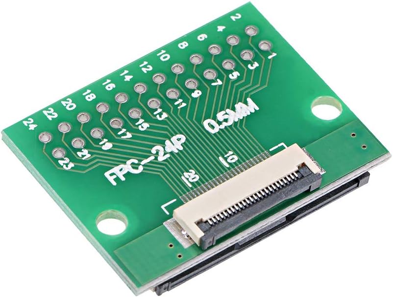 Amazon.com: uxcell FFC FPC 24 Pin 0.5mm 1mm Pitch to DIP 2.0mm PCB ...