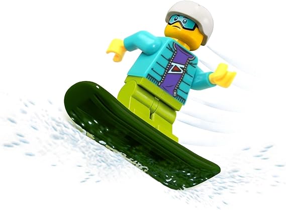 Amazon.com: LEGO City Minifigure - Snowboarder (with Goggles and ...