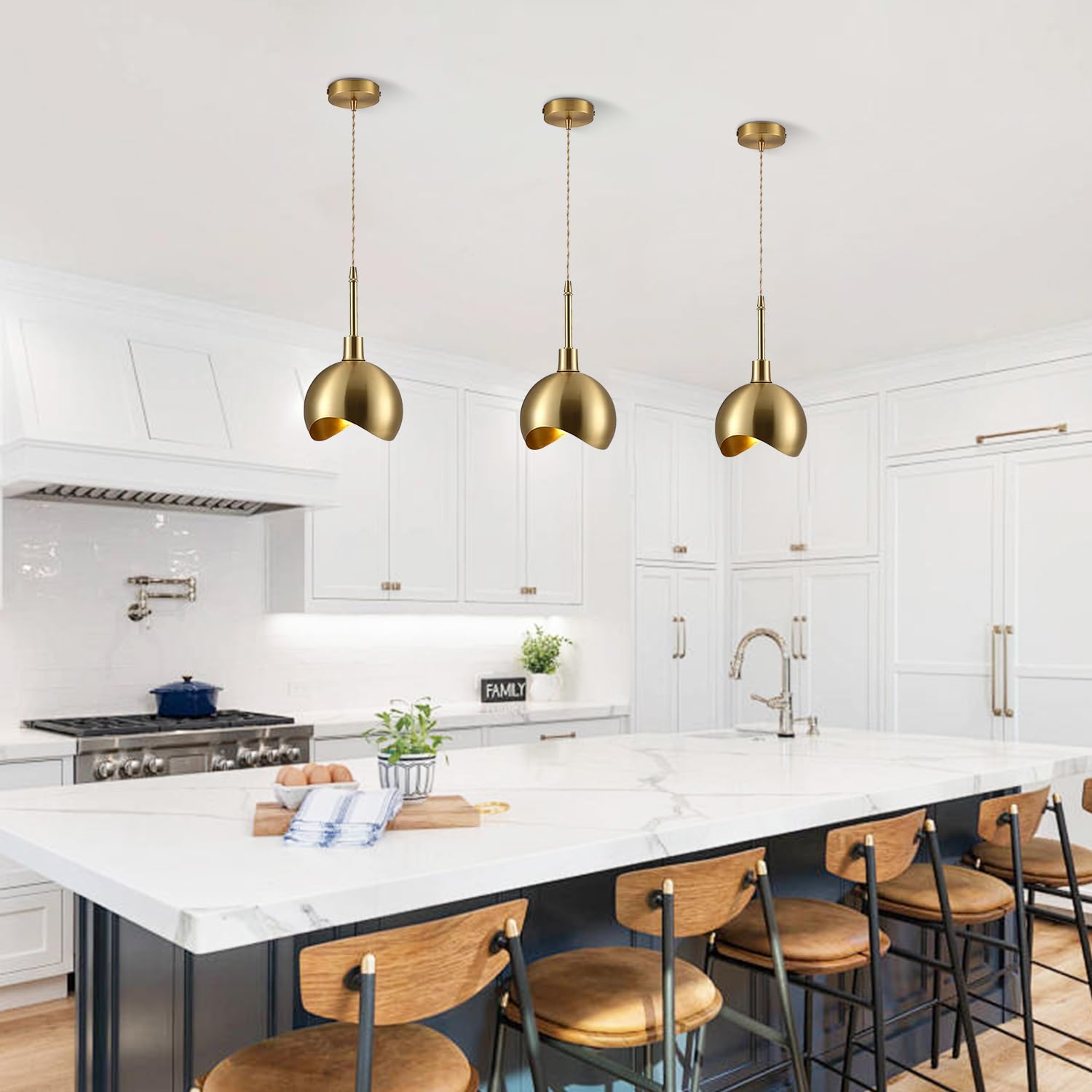 Antique Brass Kitchen Pendant Lights Progress P400298 163 Saffert