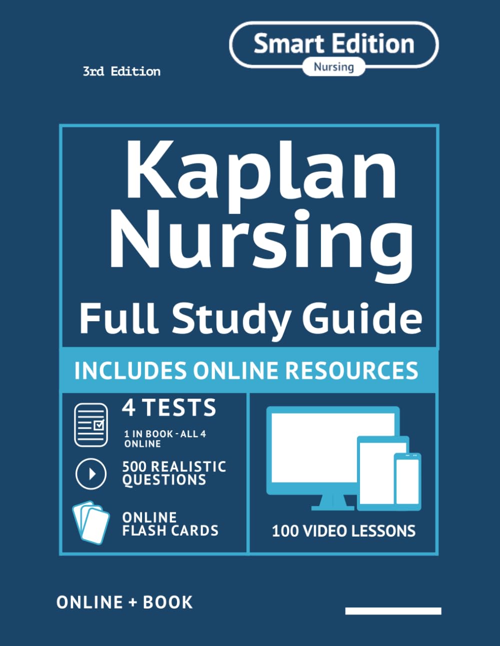 KNAT Full Study Guide: Smart Edition Academy Kaplan Nursing Entrance ...