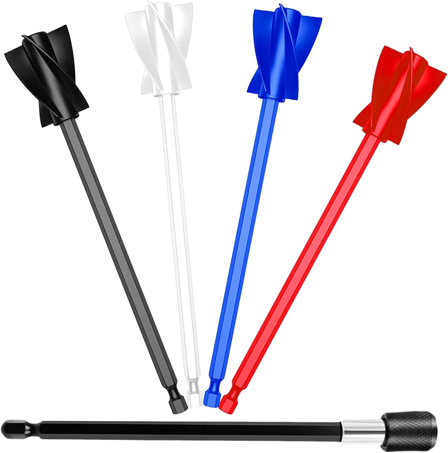 5 Pcs Paint Mixer for Drill, Paint Mixer, Paint Stirrer for Drill ...