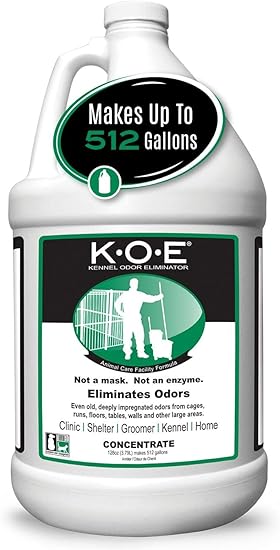 Thornell KOE Kennel Odor Eliminator Concentrate, Odor Eliminator for ...
