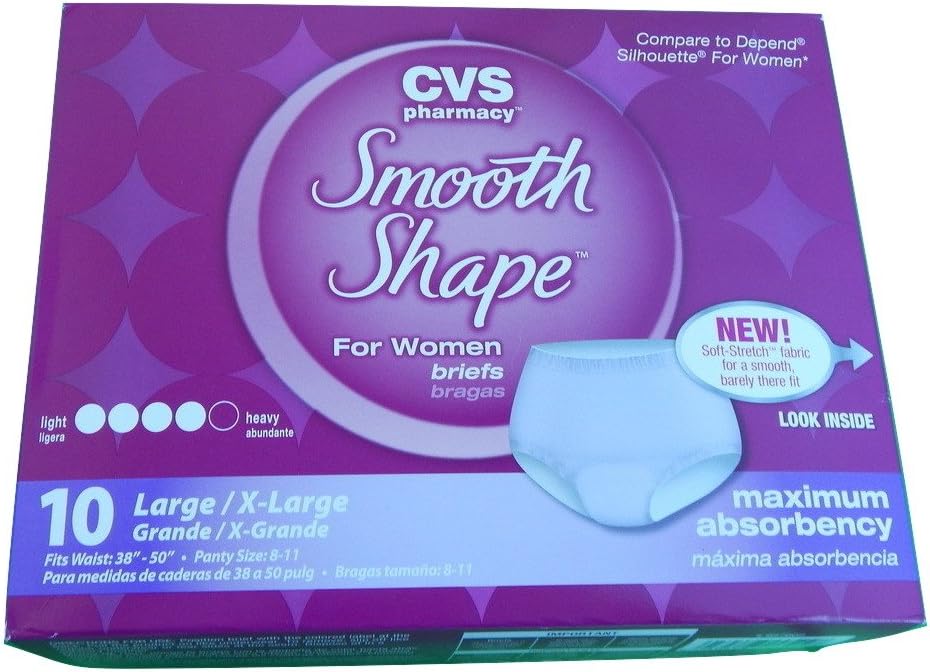 Amazon.com: CVS Pharmacy Women's Smooth Shape Maximum Absorbency ...