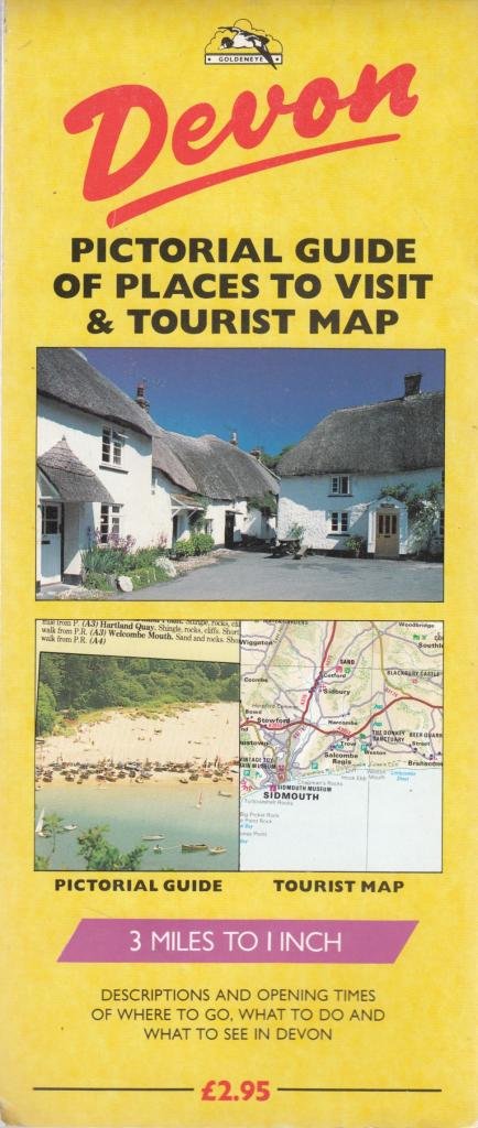 Devon: Pictorial Guide of Places to Visit and Tourist Map : Kearney, J ...